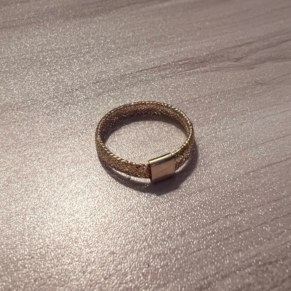 Jewelry | Gold Mesh Ring 8 | Poshmark